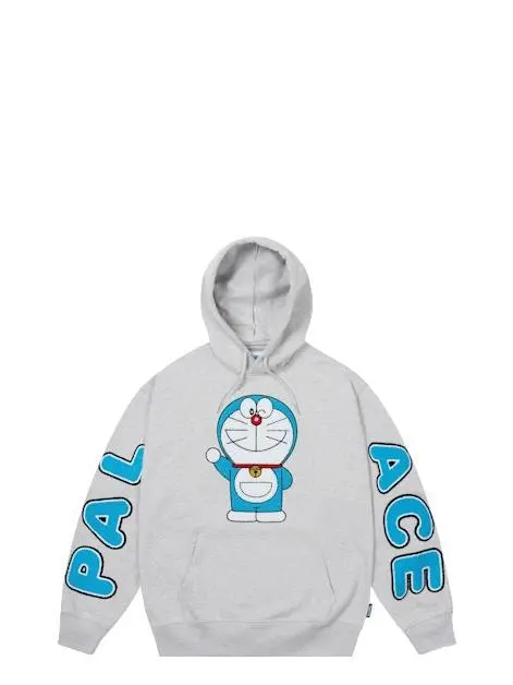 PALACE Doraemon Hood - Grey Marl