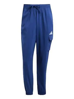 Adidas Essentials Small Logo Cargo Pant - Dark Blue/white