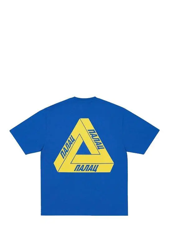 PALACE Tri Lingual T-shirt - Blue Berry
