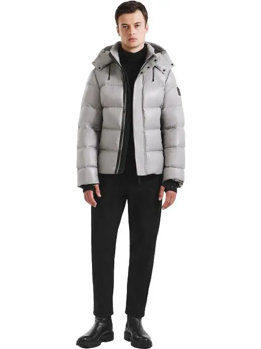 Rudsak High-shine Down Puffer Jacket - Gray