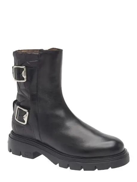 WONDERS A-4301 Buckle Bootie - Oregon Black