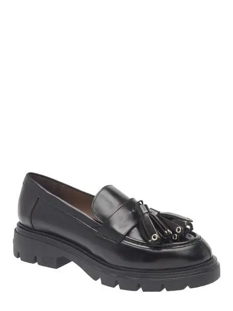 WONDERS Tassel Platform Loafer - Oregon Black
