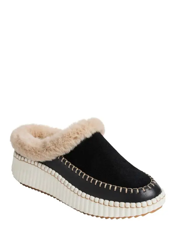 Jack Rogers Josie Faux-fur Sneakers - Black