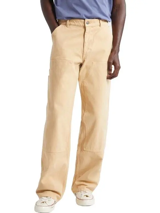 SKY HIGH FARM WORKWEAR Canvas Carpenter Pants - Beige