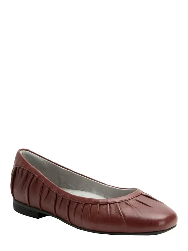 ALEGRIA BY PG LITE Beka Ballet Flat - Pinot Noir