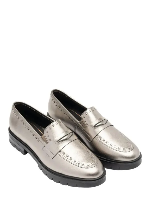 ARA Cardiff Studded Penny Loafer - Cashmere