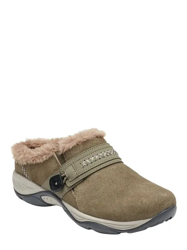 Easy Spirit Elinn Faux Shearling Mule - Green