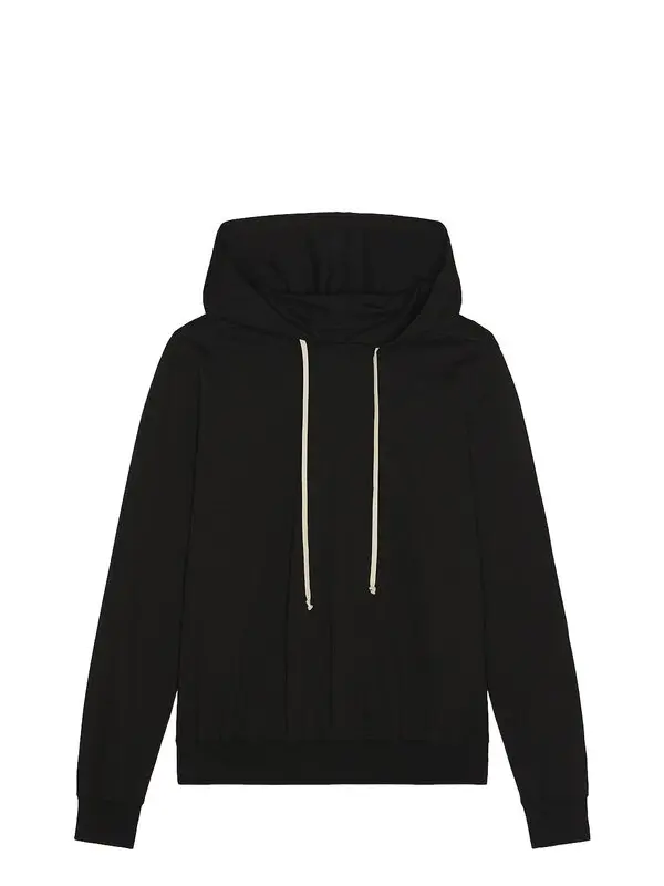 Rick Owens Drawstring Terrycloth Hoodie - Black