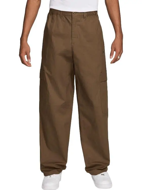 Nike Sportswear Club Stretch Cotton Ripstop Cargo Pants - Mosswood Brown
