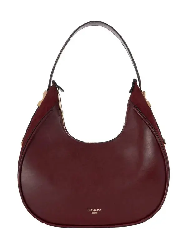 Dune London Faux Leather Shoulder Bag - Burgundy