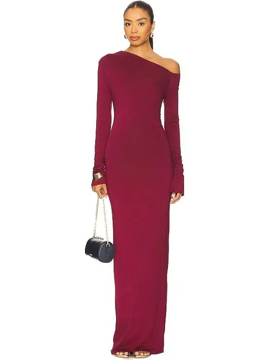 Superdown Advice Maxi Dress - Oxblood