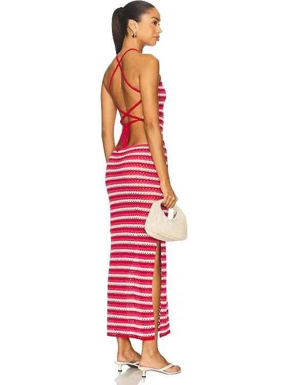 MAAJI Rosabella Maxi Dress - Red