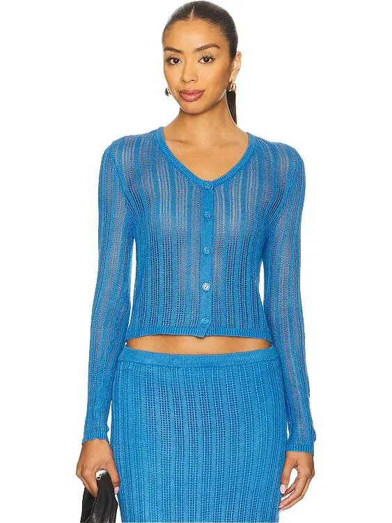 Beach Riot Hani Cardigan - Harbor Blue