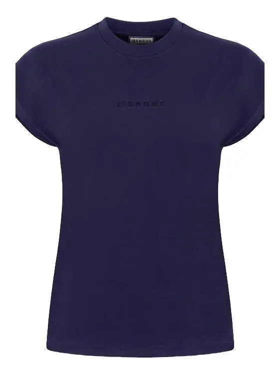 JENDUE Oversized Basic T-shirt - Purple