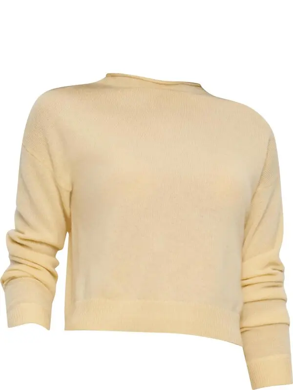 REFORMATION Monique Cashmere Mockneck - Yellow