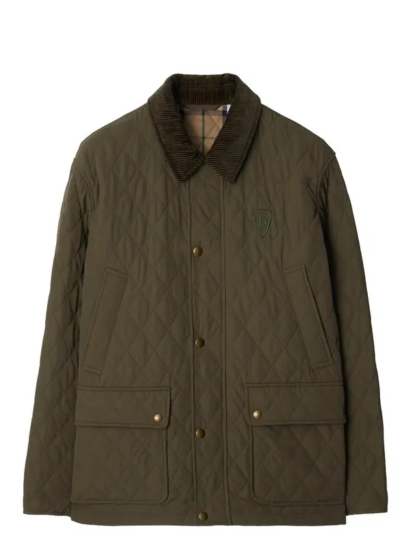 Burberry Quilted Barn Jacket - Pink