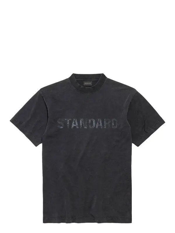 Balenciaga Standard T-shirt Regular Fit - Black