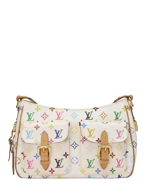LOUIS VUITTON Takashi Murakami Monogram Multicolore Lodge - White
