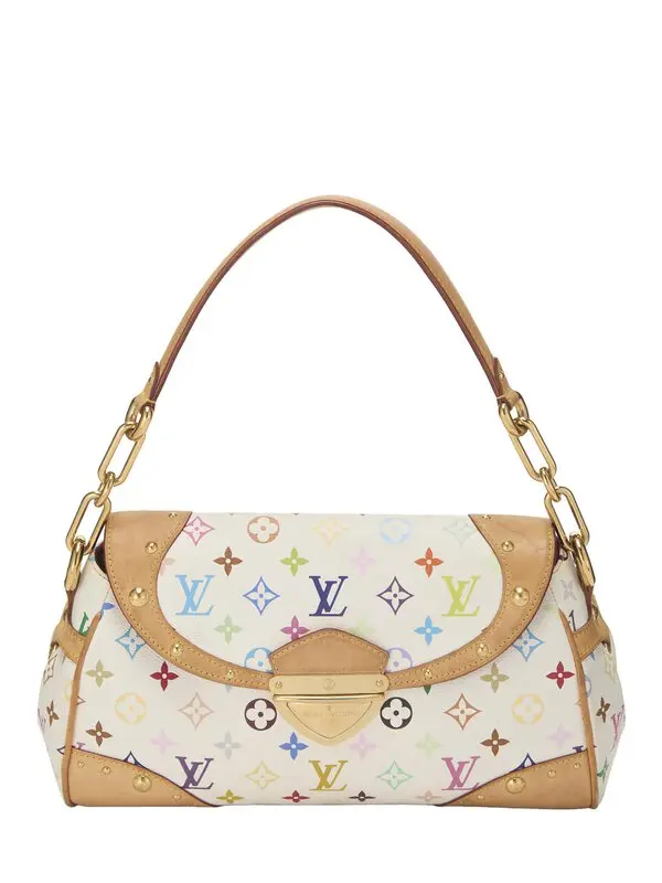 LOUIS VUITTON Takashi Murakami Monogram Multicolore Beverly - White