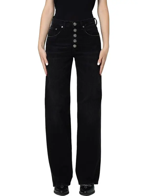 DONDUP Wide Leg Jeans - Black