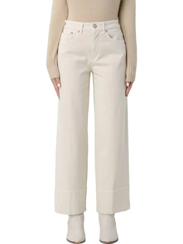 DONDUP Wide Leg Jeans - White
