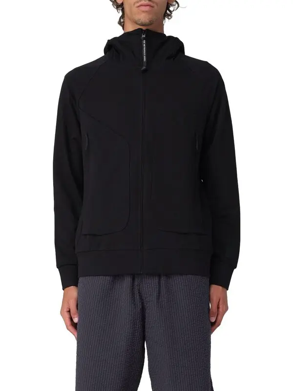 C.P. COMPANY Full Zip Hoodie - Black
