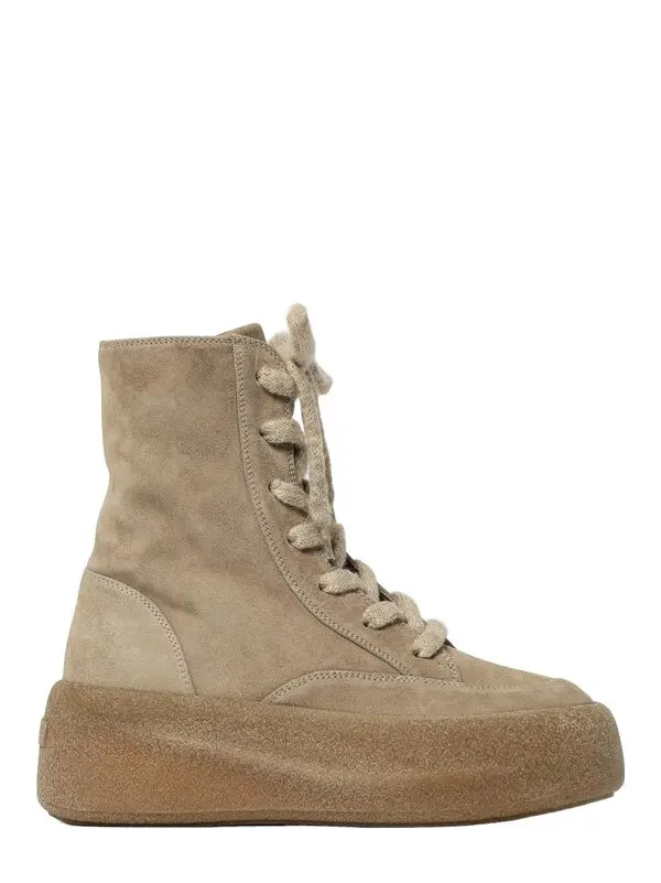 VIC MATIE Lace-up Boots - Beige