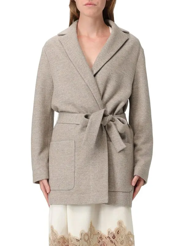 Fabiana Filippi Coat - Dove Grey