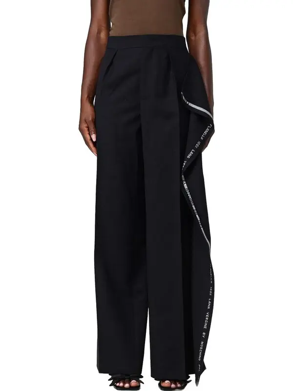 Moschino Wide Leg Trousers - Black