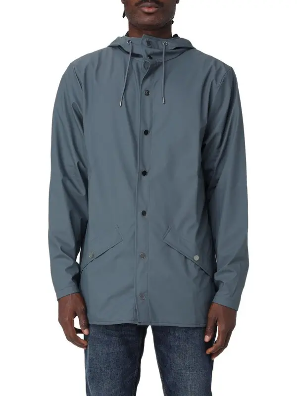 Rains Jacket - Gnawed Blue