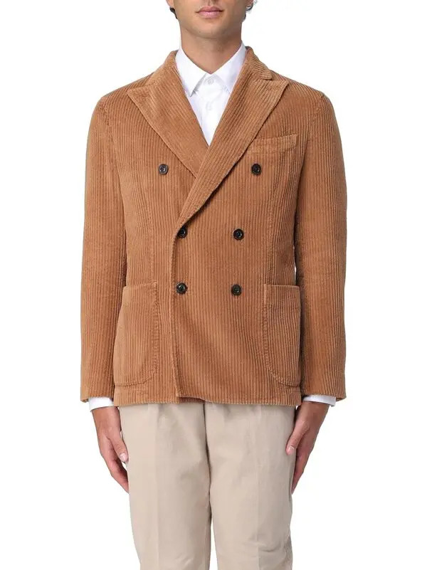 Boglioli Double-breasted Jacket - Brown