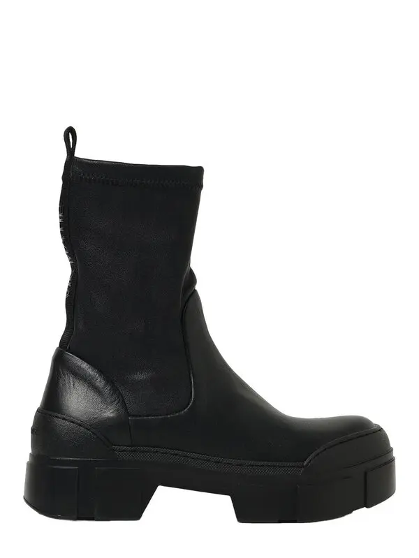 VIC MATIE Mid Calf Boots - Black
