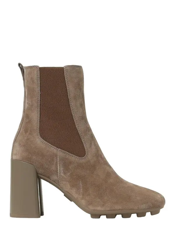 Hogan Chelsea Boots With Block Heel - Brown