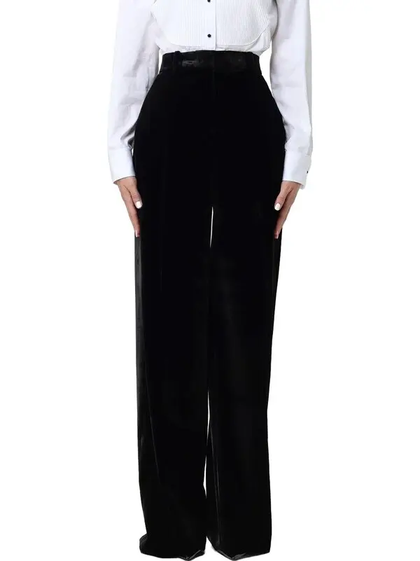 Ermanno Scervino Wide Leg Trousers - Black