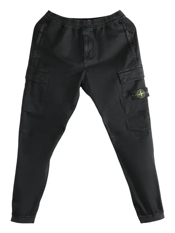 Stone Island Modern Street Cargo Trousers - Black