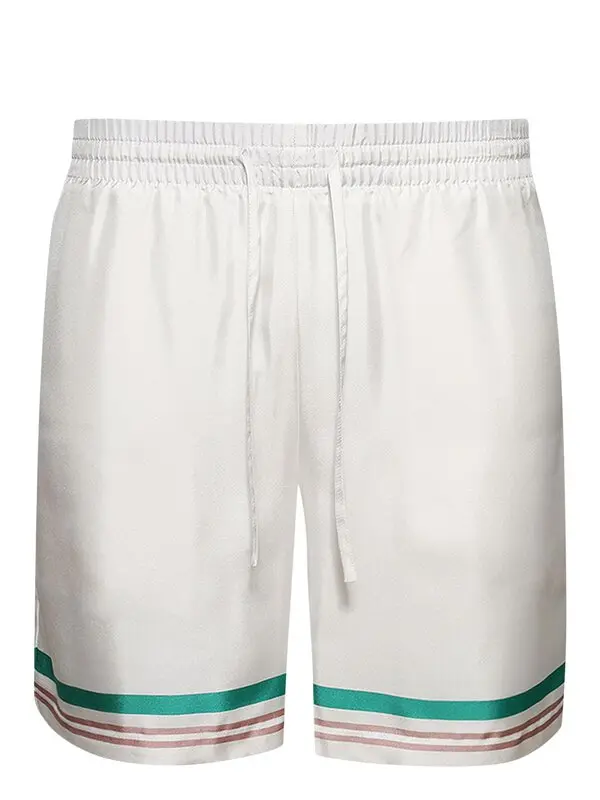 Casablanca Casa Way Drawstring Shorts - White