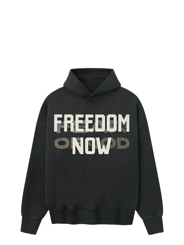 Fear Of God Freedom Now Hooded Sweatshirt - Black