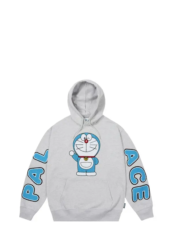PALACE X Doraemon Hooded Sweatshirt - Grey
