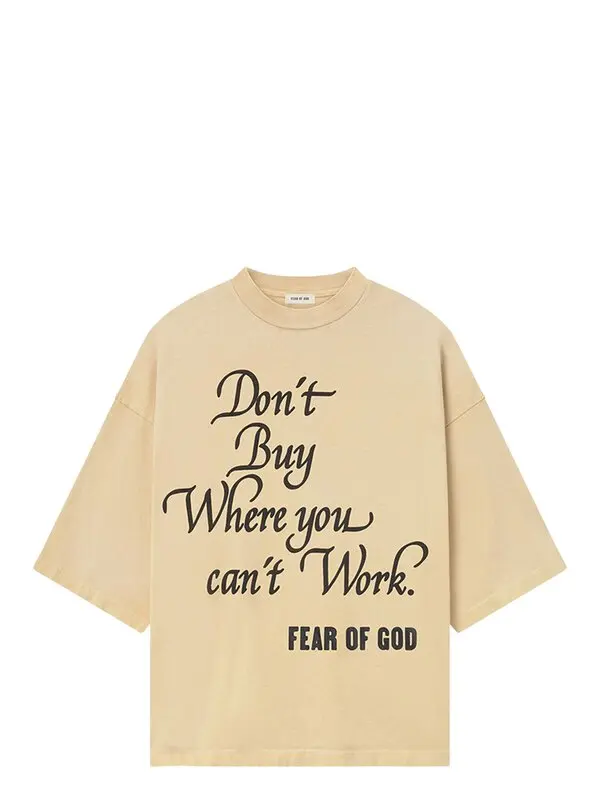Fear Of God Freedom Now Tee - Brown