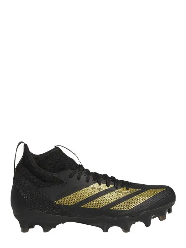 Adidas Adizero Impact Gold Athletic Cleats - Black