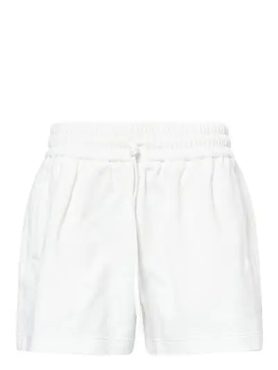 Gucci Embossed Monogram Relaxed-fit Cotton-blend Shorts - White