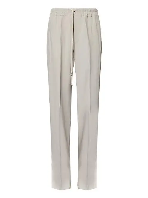 Rick Owens Dietrich Drawstring Straight-leg Jogging Bottoms - Pearl