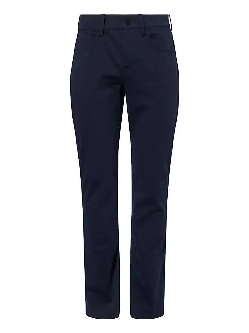 7 For All Mankind Regular-fit Straight-leg Trousers - Navy