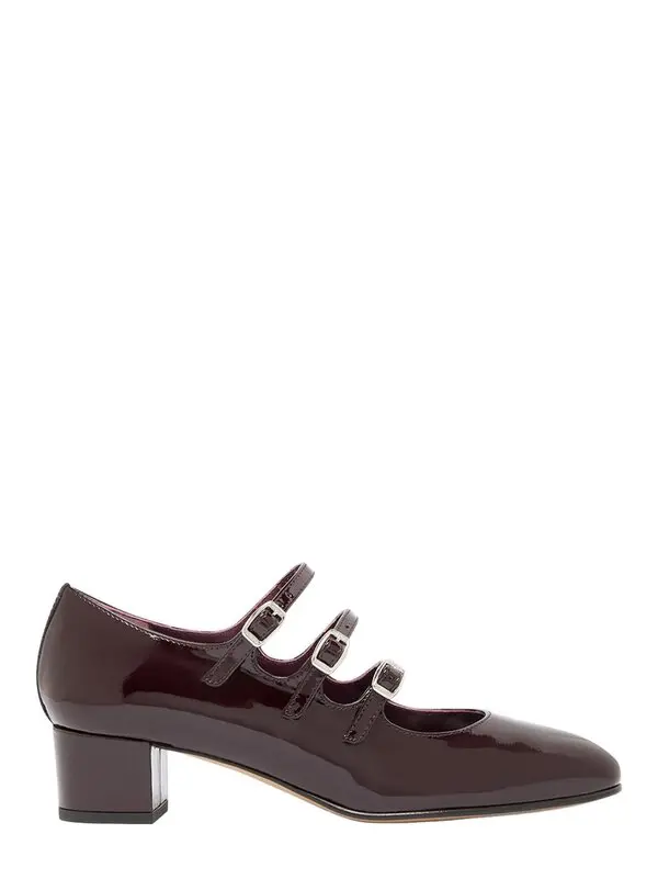 CAREL Kina Three-strap Mary Jane Pumps - Brown