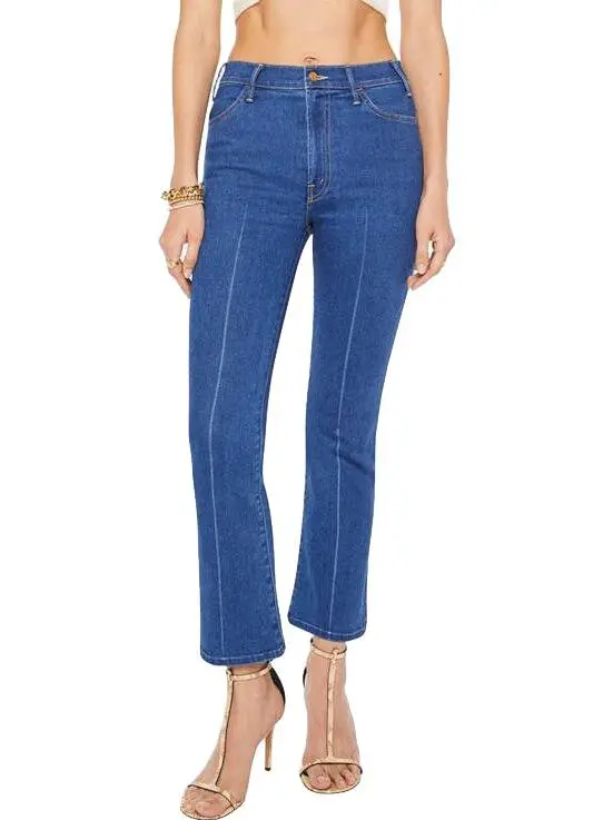 MOTHER The Hustler High Waist Ankle Bootcut Jeans - Side Gig