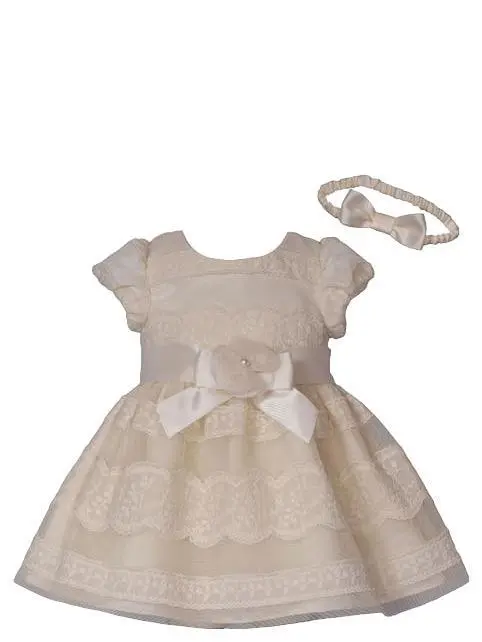IRIS & IVY Ballerina Lace & Tulle Party Dress - Ivory