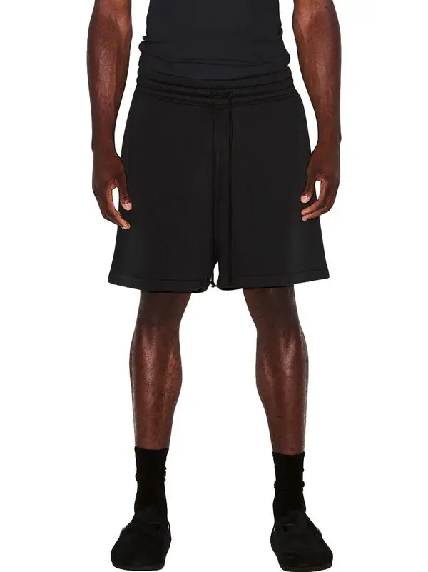 SKIMS Relaxed Fleece Lounge Shorts - Washed Onyx