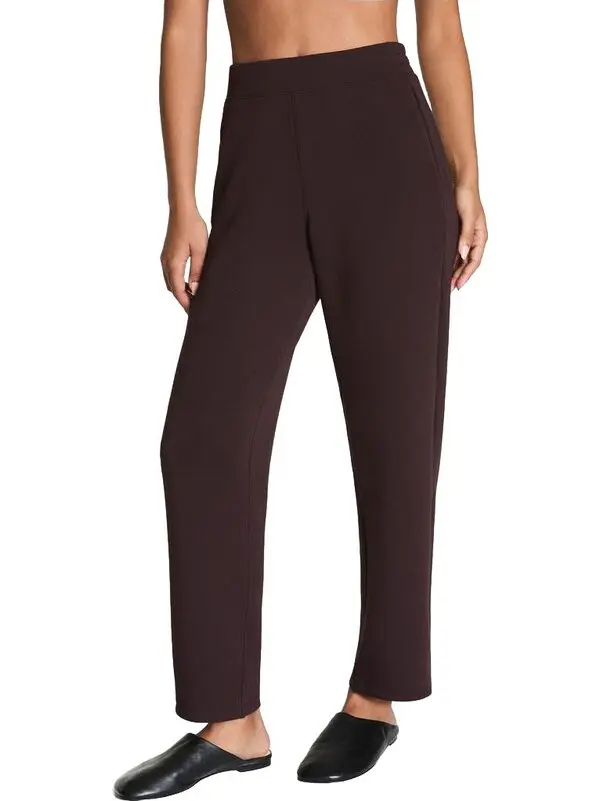 Spanx Airessentials Straight Leg Ankle Pants - Truffle Brown