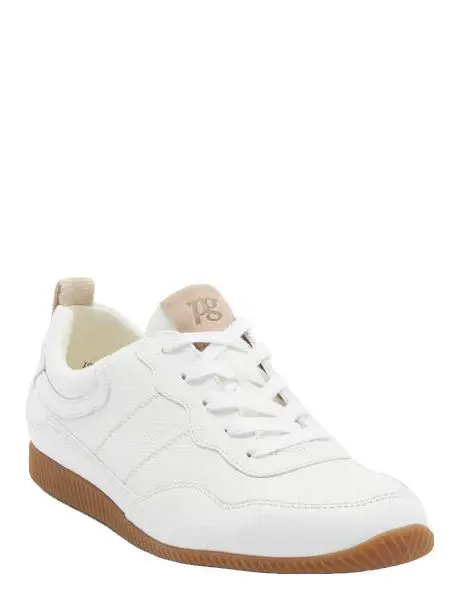 Paul Green Chantel Leather Sneaker - White Antelope Combo