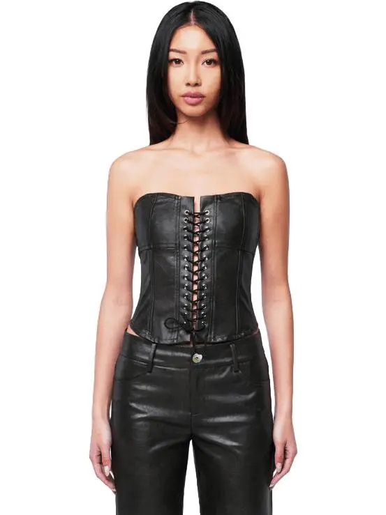 OW Sable Corset Top - Black